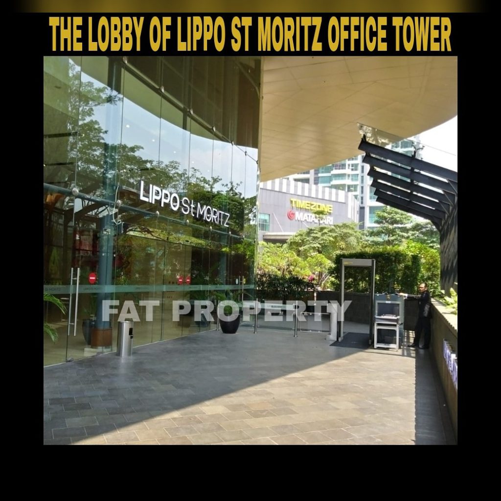 Office Space Dijual di LIPPO ST MORITZ OFFICE TOWER, Puri Indah ...